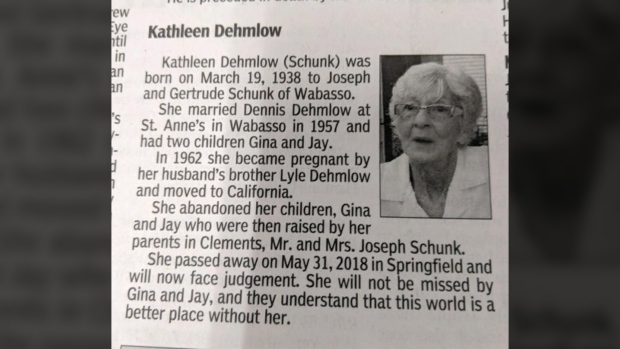  She Will Not Be Missed Children Pen Spiteful Obituary For Mother 