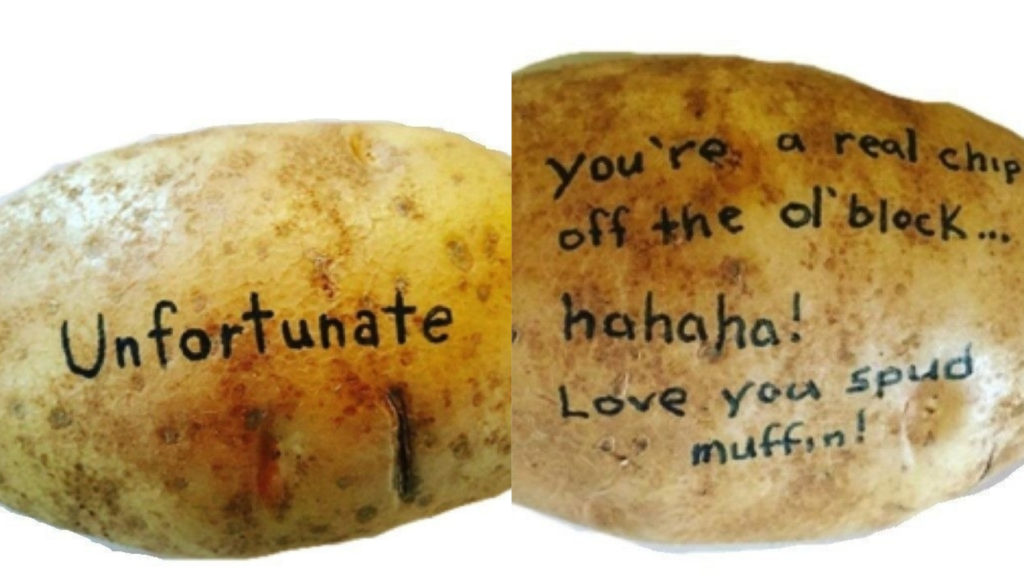 All hail the spud: You can now send anonymous messages to your friends ...